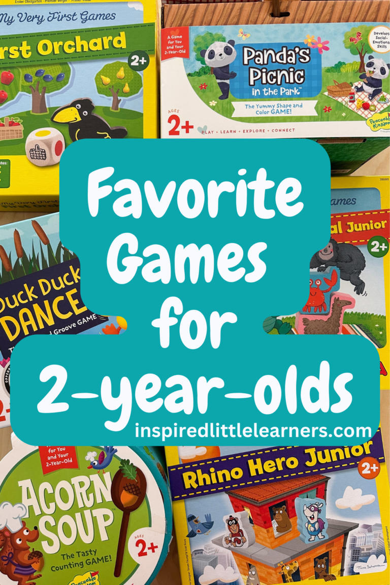 Favorite Board Games for 2-year-olds – Inspired Little Learners