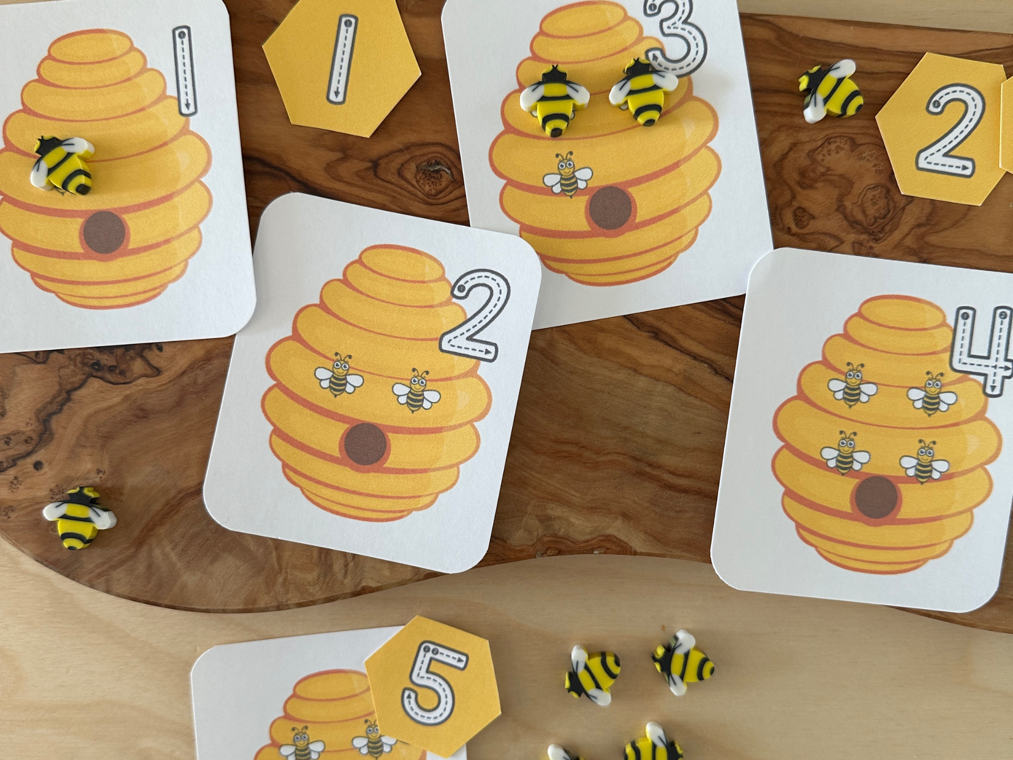 Mini Activity Bins – Honey Bee Edition – Inspired Little Learners