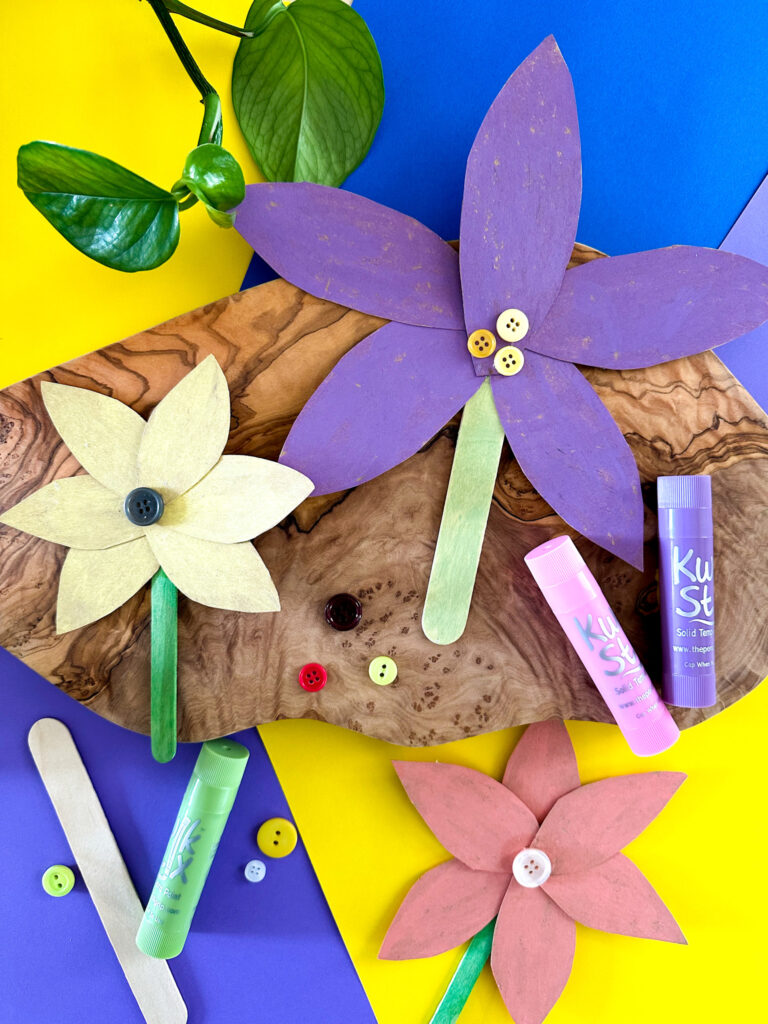 Paper Flower Crafts – Inspired Little Learners