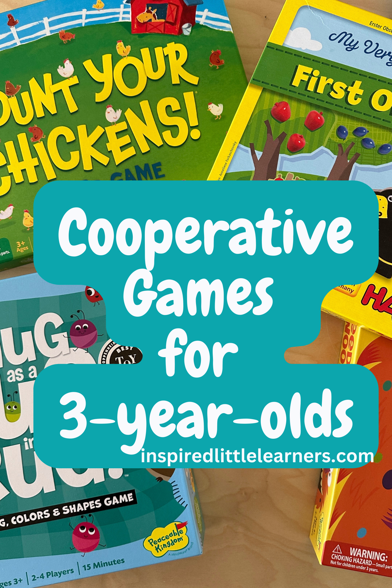 3 Cooperative Board Games for 3-year-olds – Inspired Little Learners